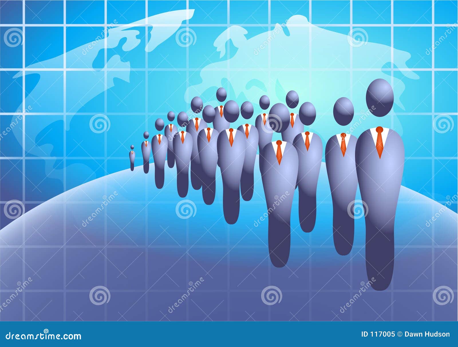 Business Crowd stock illustration. Illustration of atlas - 117005