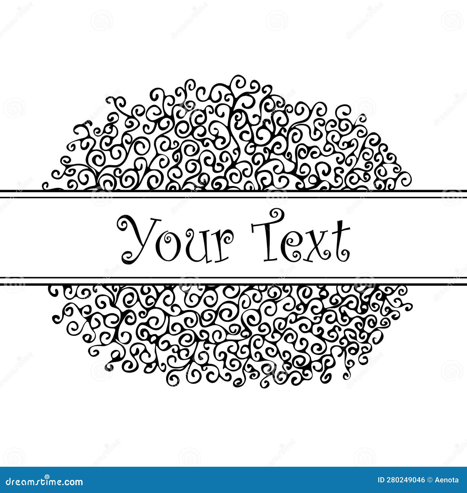 Business curl template stock vector. Illustration of tissue - 280249046