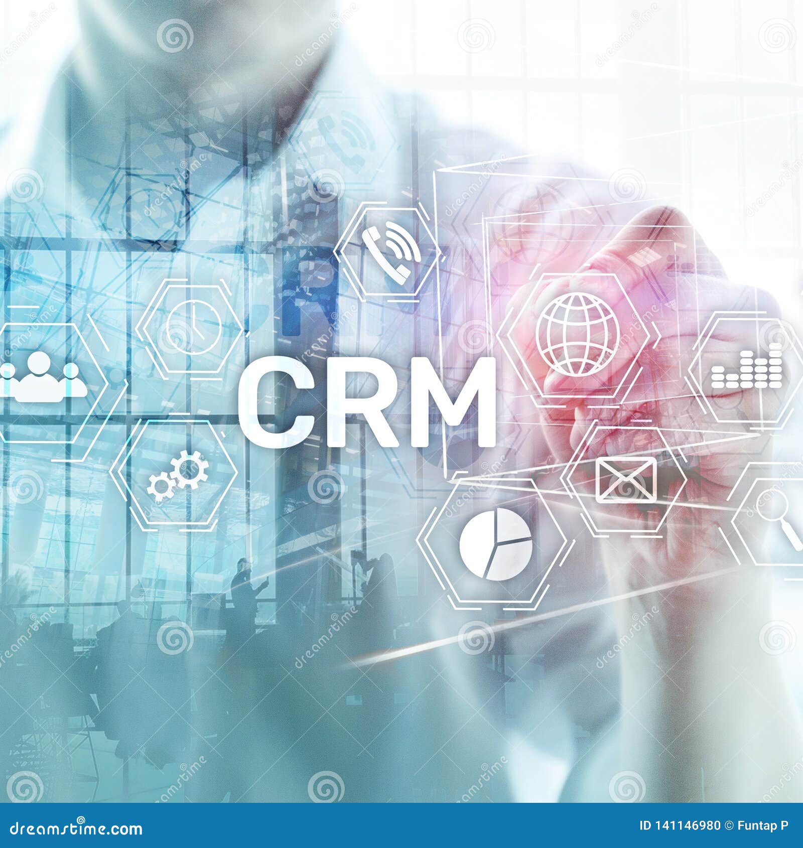 Business Customer CRM Management Analysis Service Concept. Relationship ...