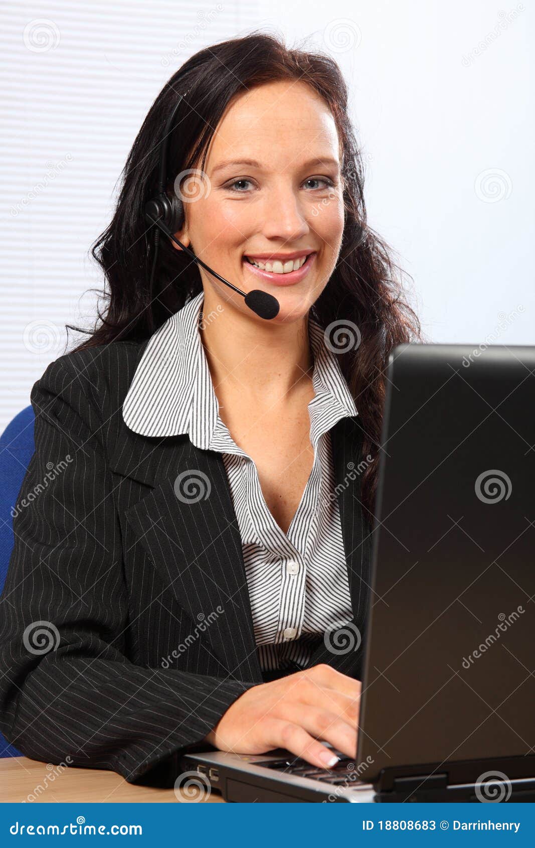 Business of Customer Service Over the Telephone Stock Image - Image of ...