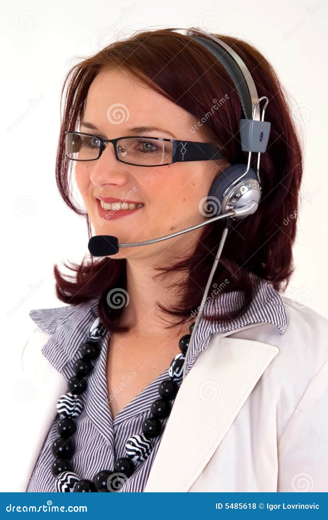 Business Customer Service Woman Stock Photo - Image of indoor ...