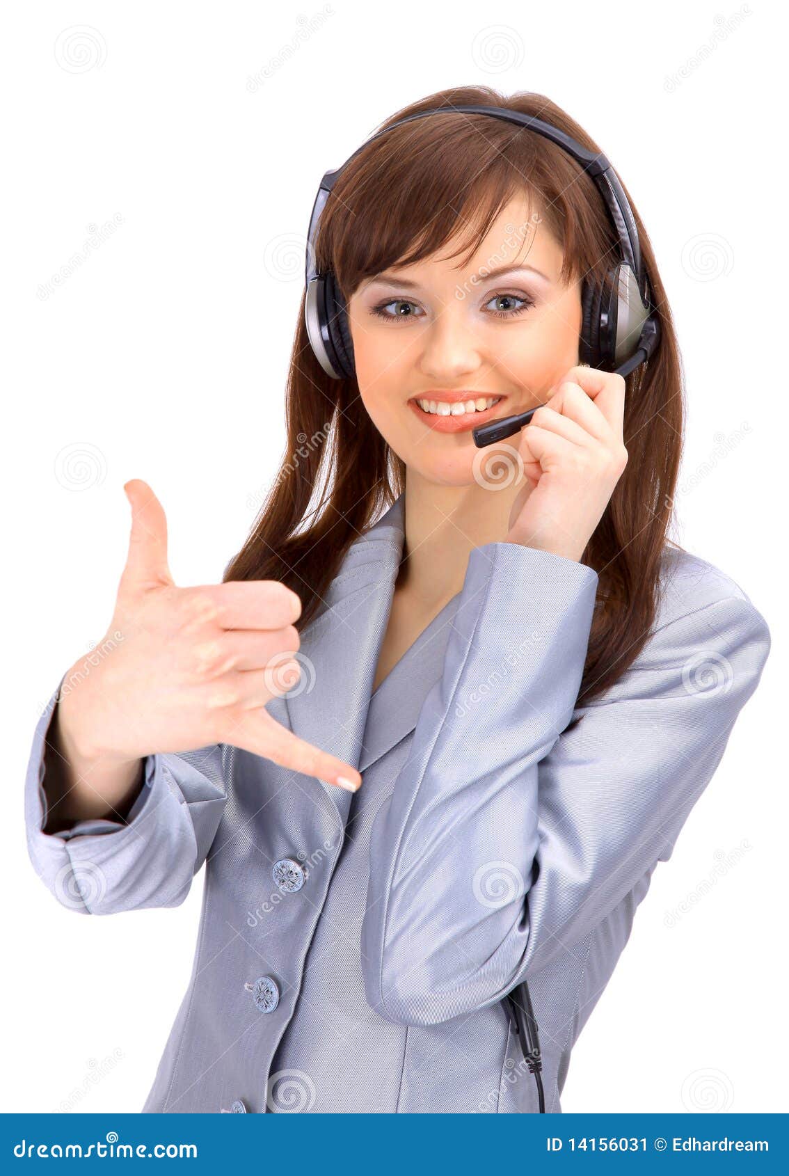 Business Customer Support Operator Stock Image - Image of center ...