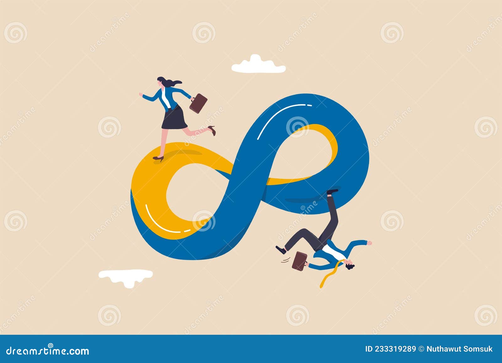 Process Loop Infographic Vector Illustration | CartoonDealer.com #43583478