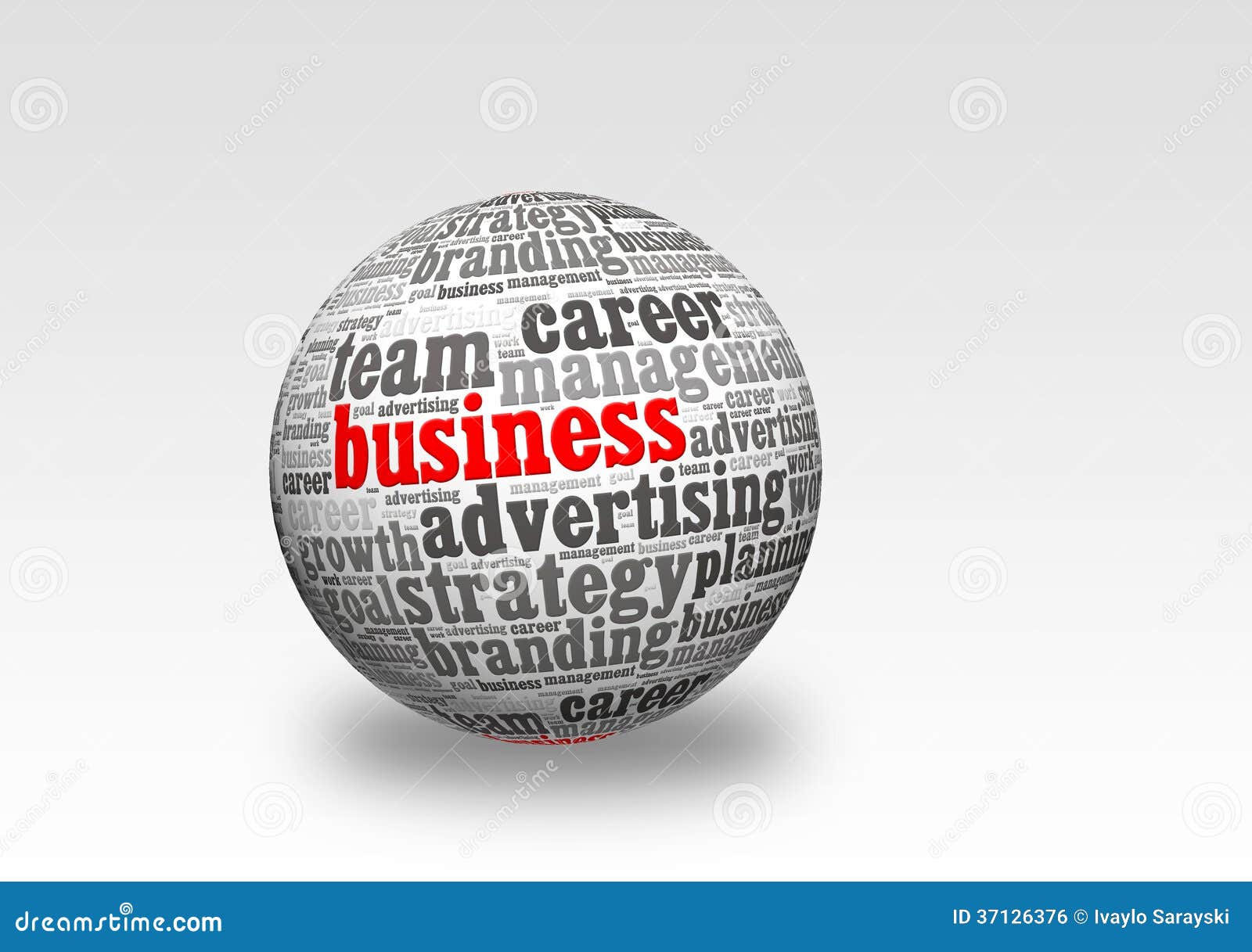 Business 3d sphere stock illustration. Illustration of procedure - 37126376