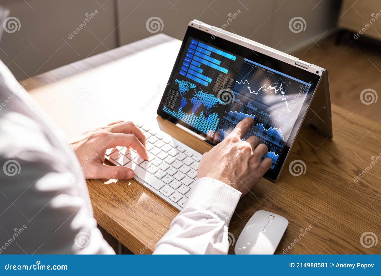 Business Dashboard Smart Marketing Data Banner Stock Image - Image of ...