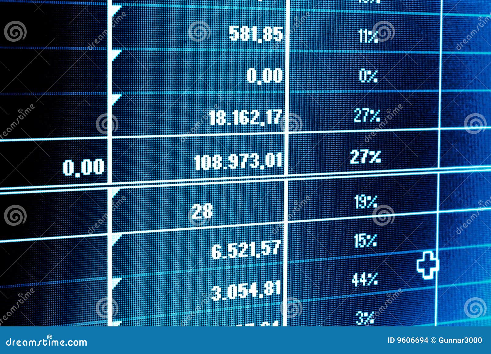 Business data stock photo. Image of display, growth, business - 9606694