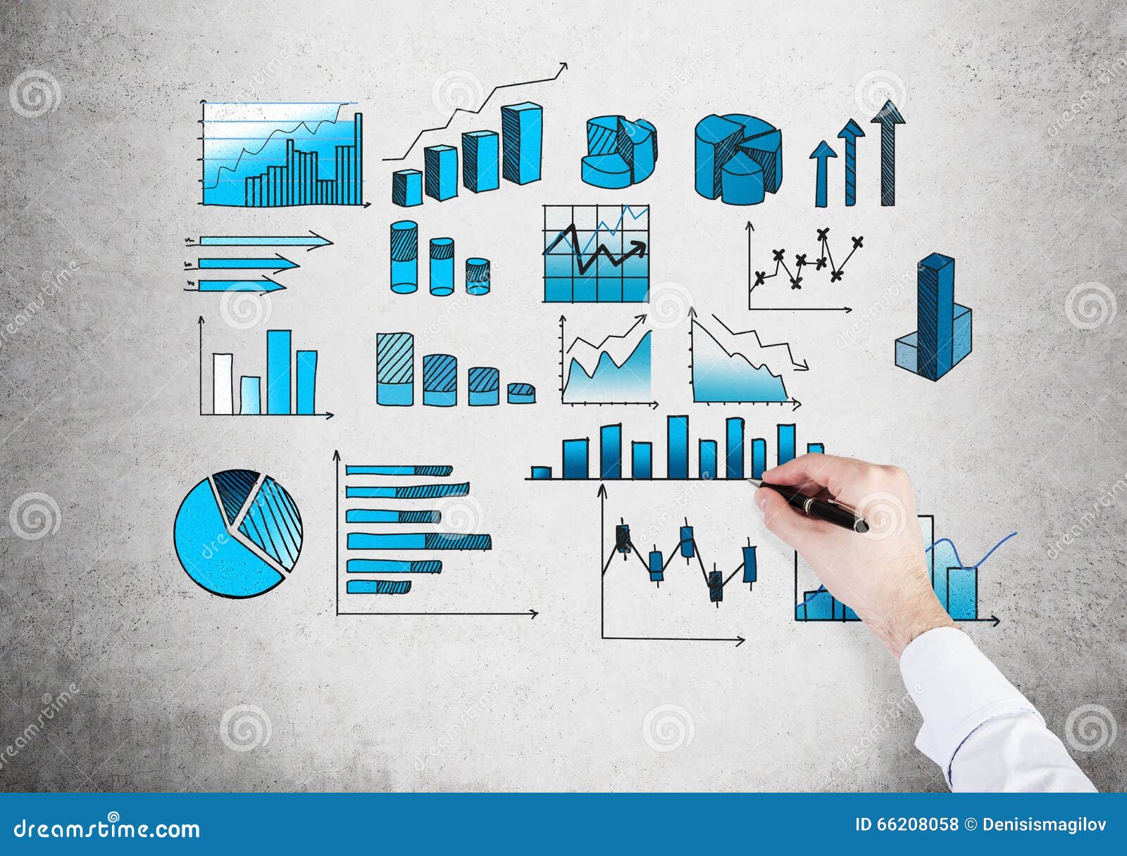 Business data analysis stock photo. Image of intelligent - 66208058