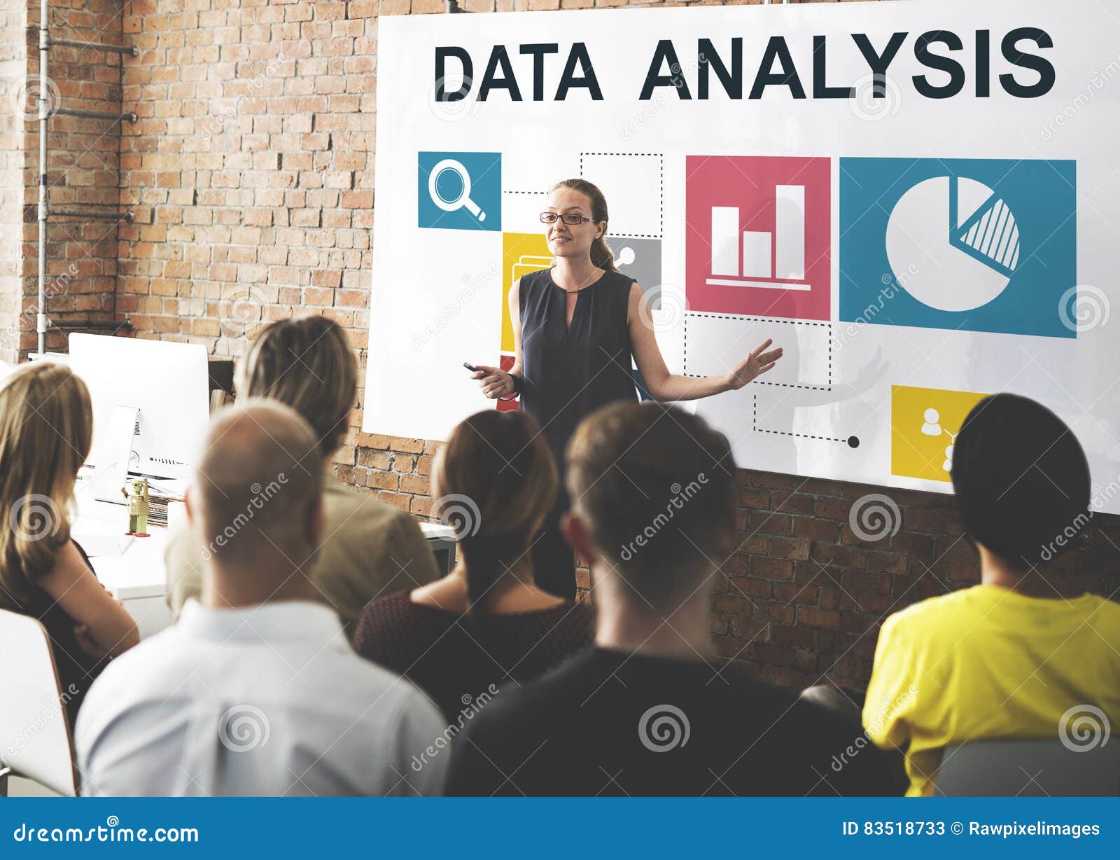 Business Data Analysis Presentation Information Concept Stock Image ...