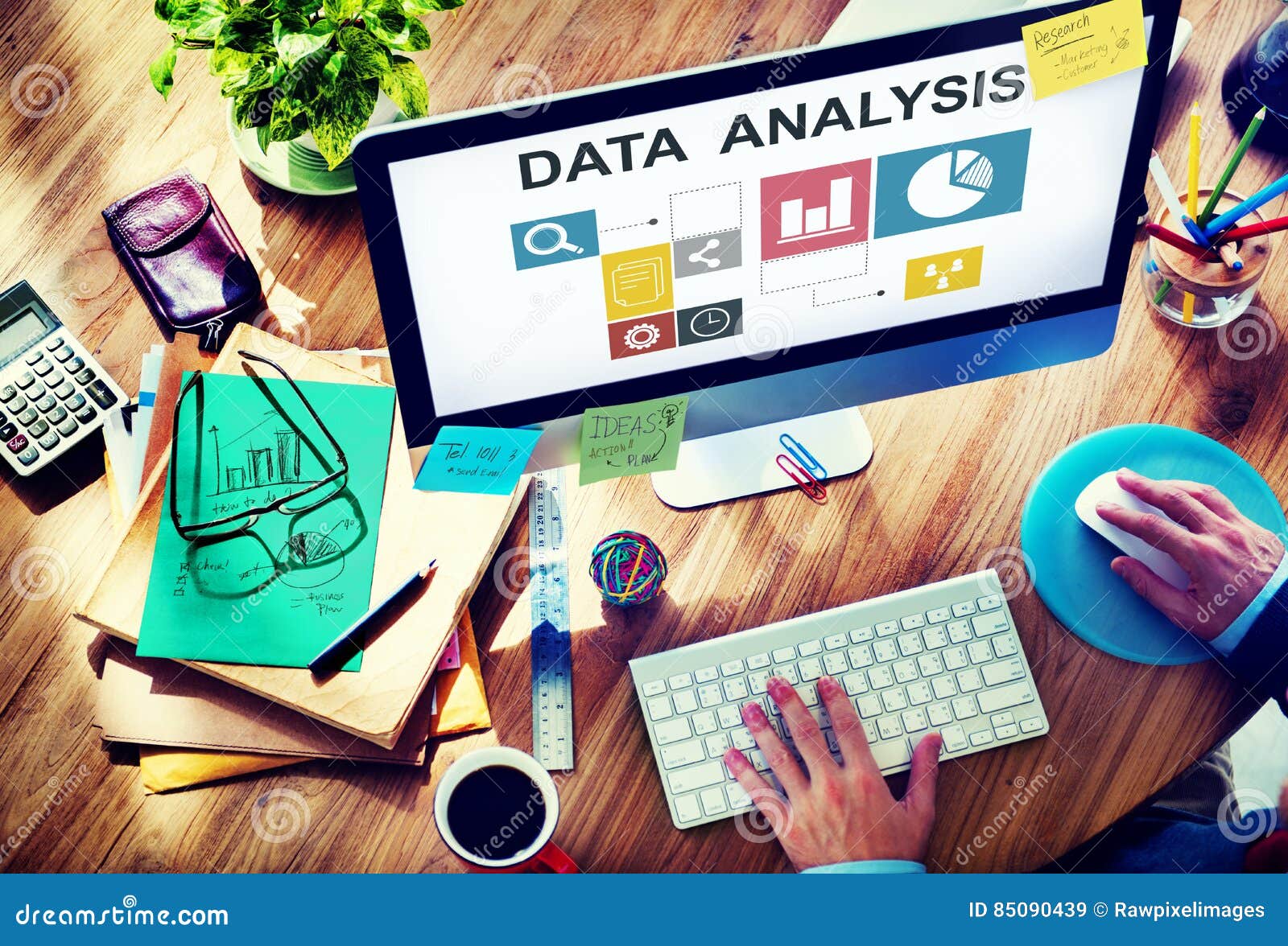 Business Data Analysis Presentation Information Concept Stock Image ...