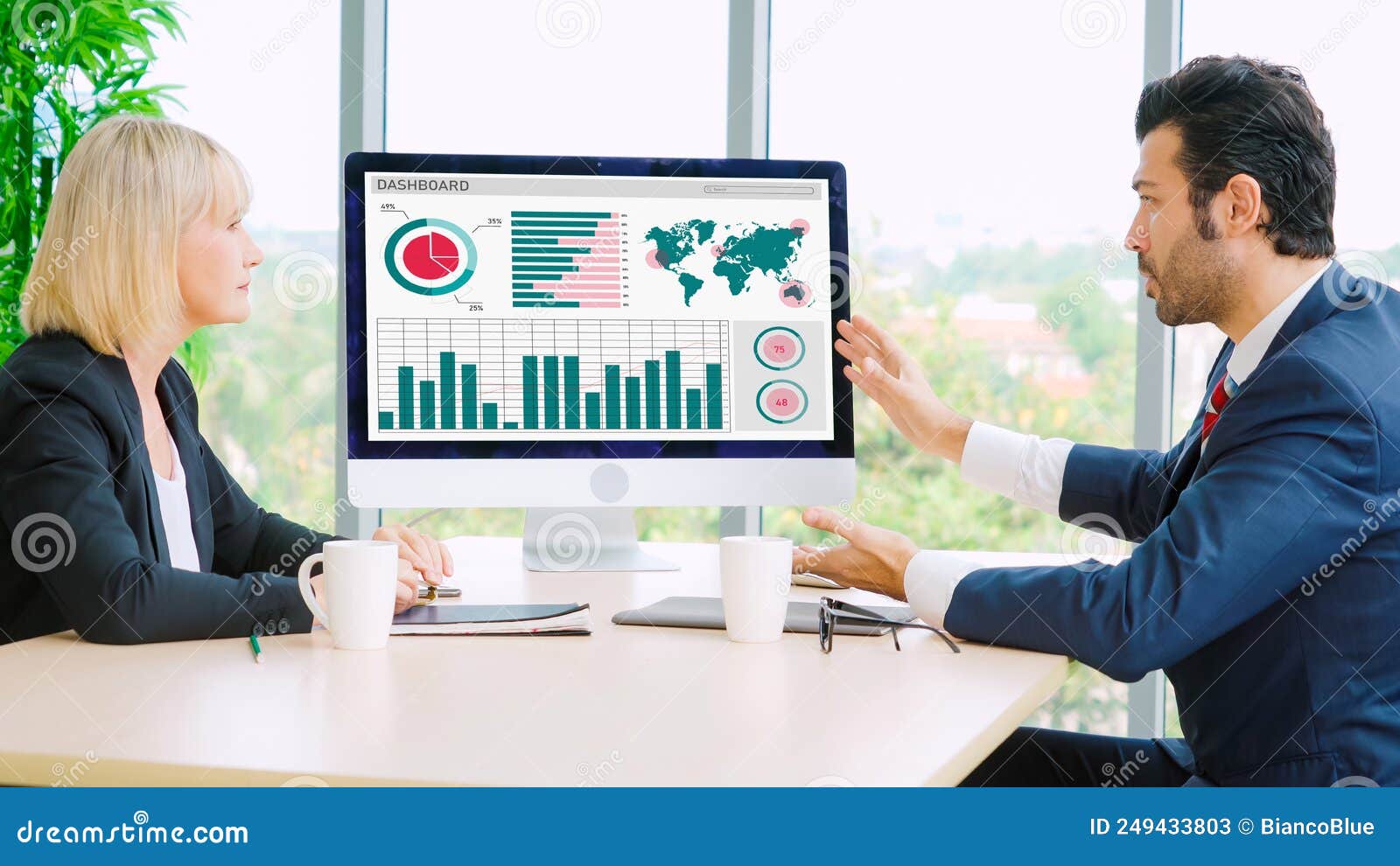 Business Data Dashboard Analysis by Ingenious Computer Software Stock ...