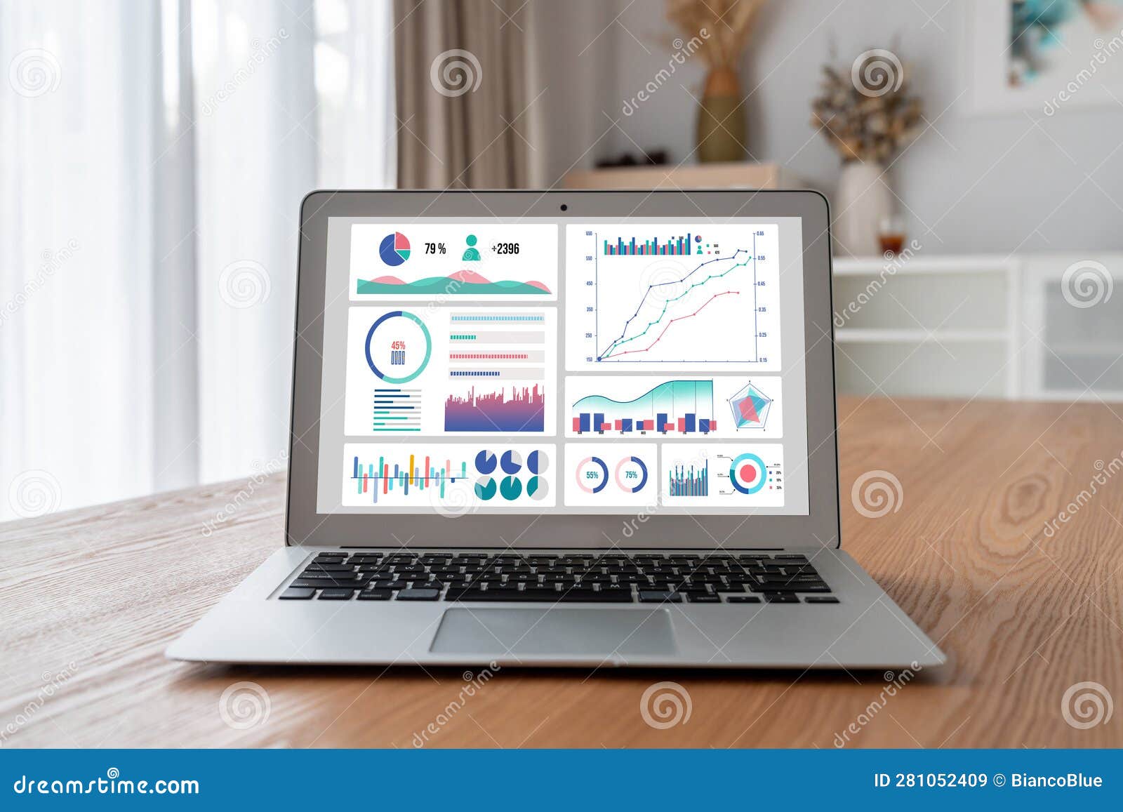 Business Data Dashboard Provide Modish Business Intelligence Analytic ...