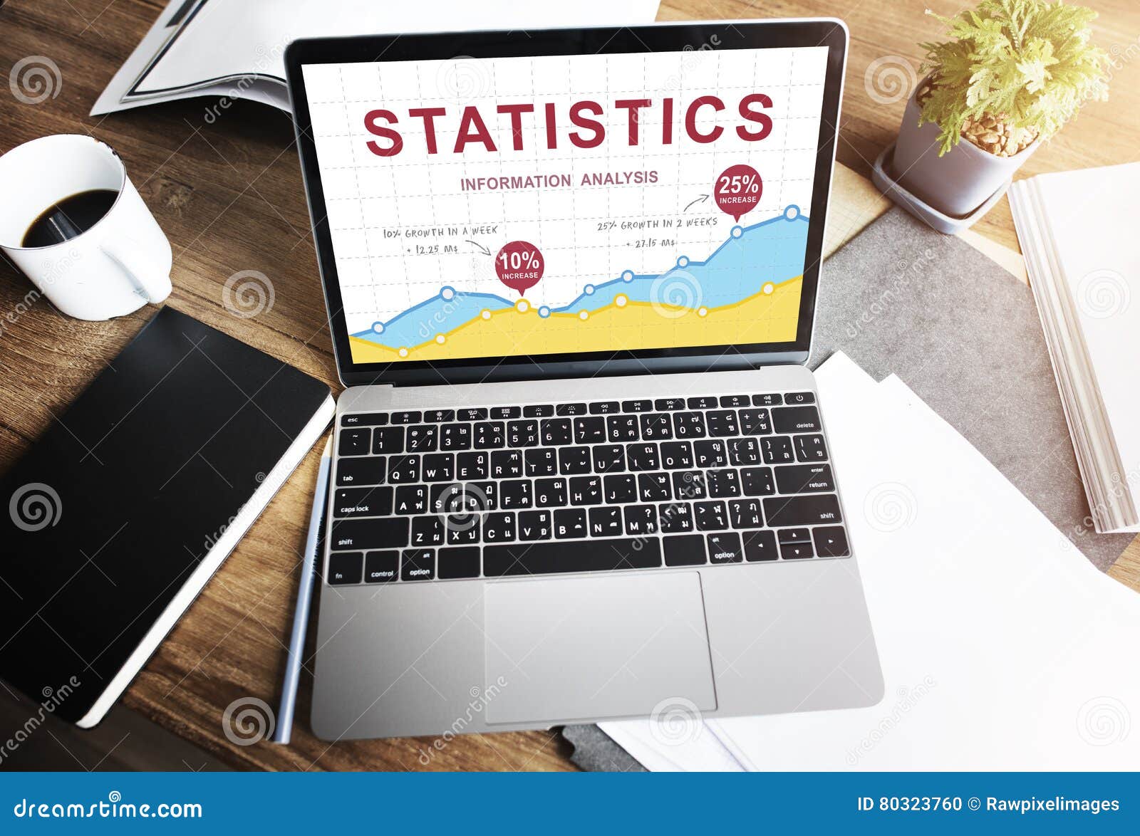 Business Data Growth Report Analysis Performance Concept Stock Photo ...