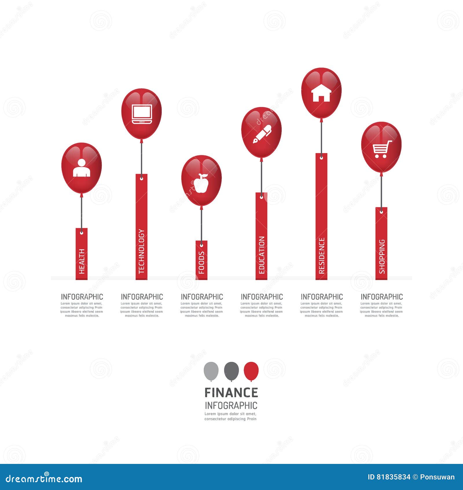 Business Data Process Chart. Abstract Elements of Graph, Diagram Stock ...