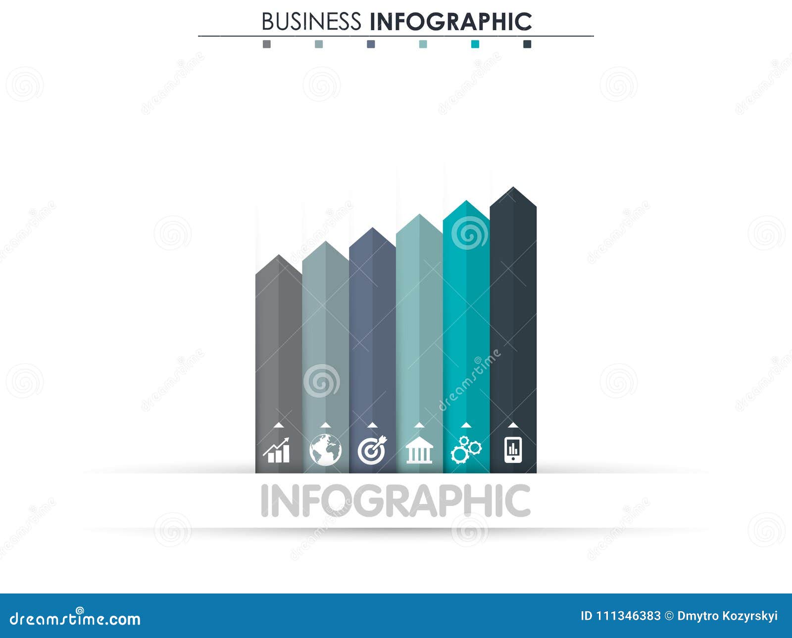 Business Data. Process Chart. Abstract Elements of Graph, Diagram with ...