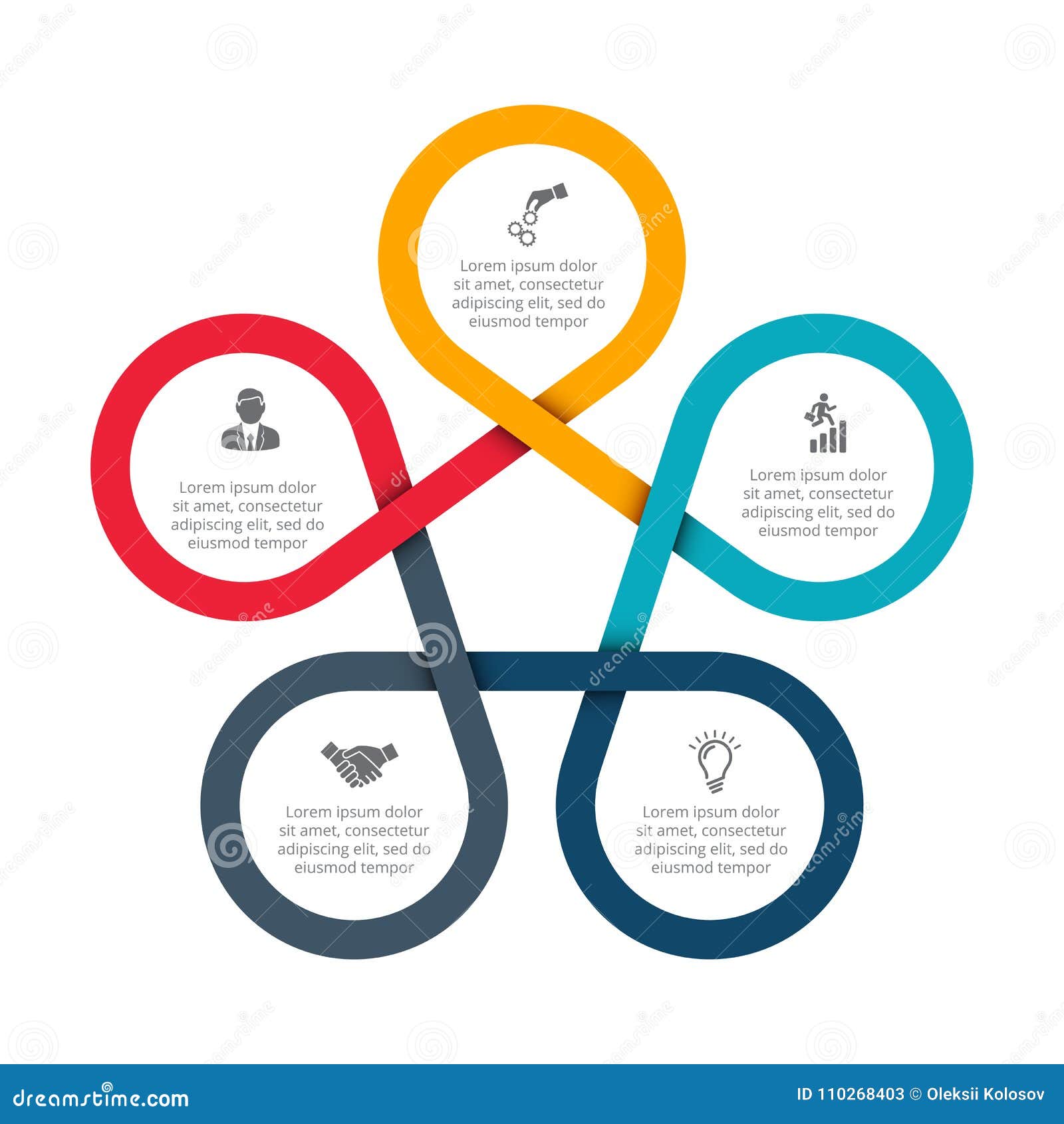 Abstract Felements of Cycle Diagram with 5 Steps. Stock Vector ... Abstract Felements of Cycle Diagram with 5 Steps. Stock Vector ...