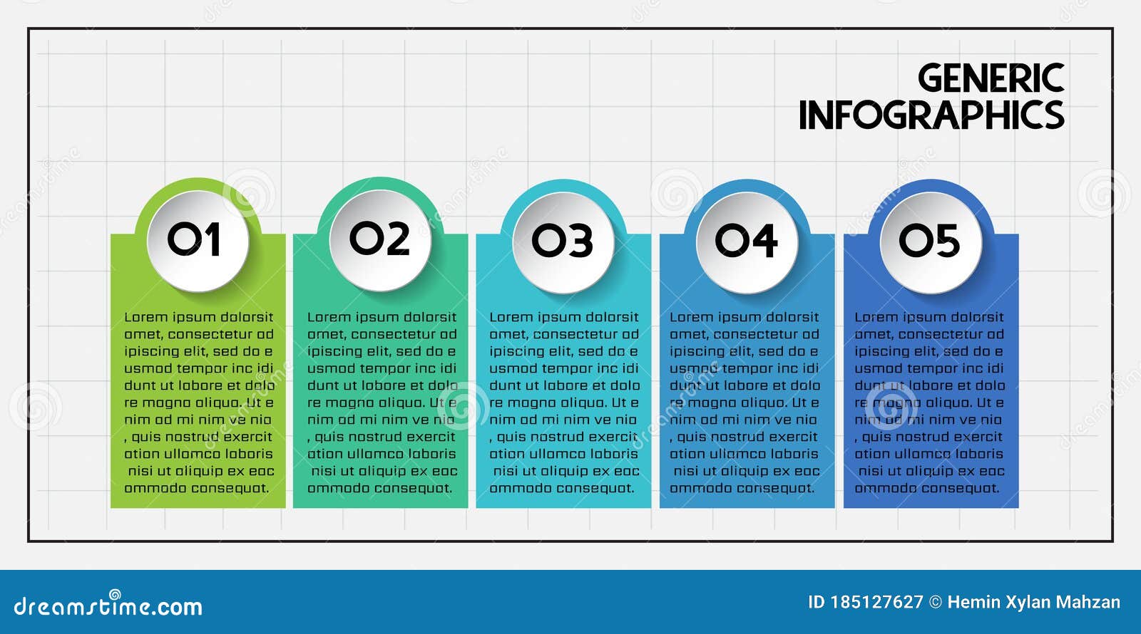 Business Infographics Concept Stock Vector - Illustration of analysis ...