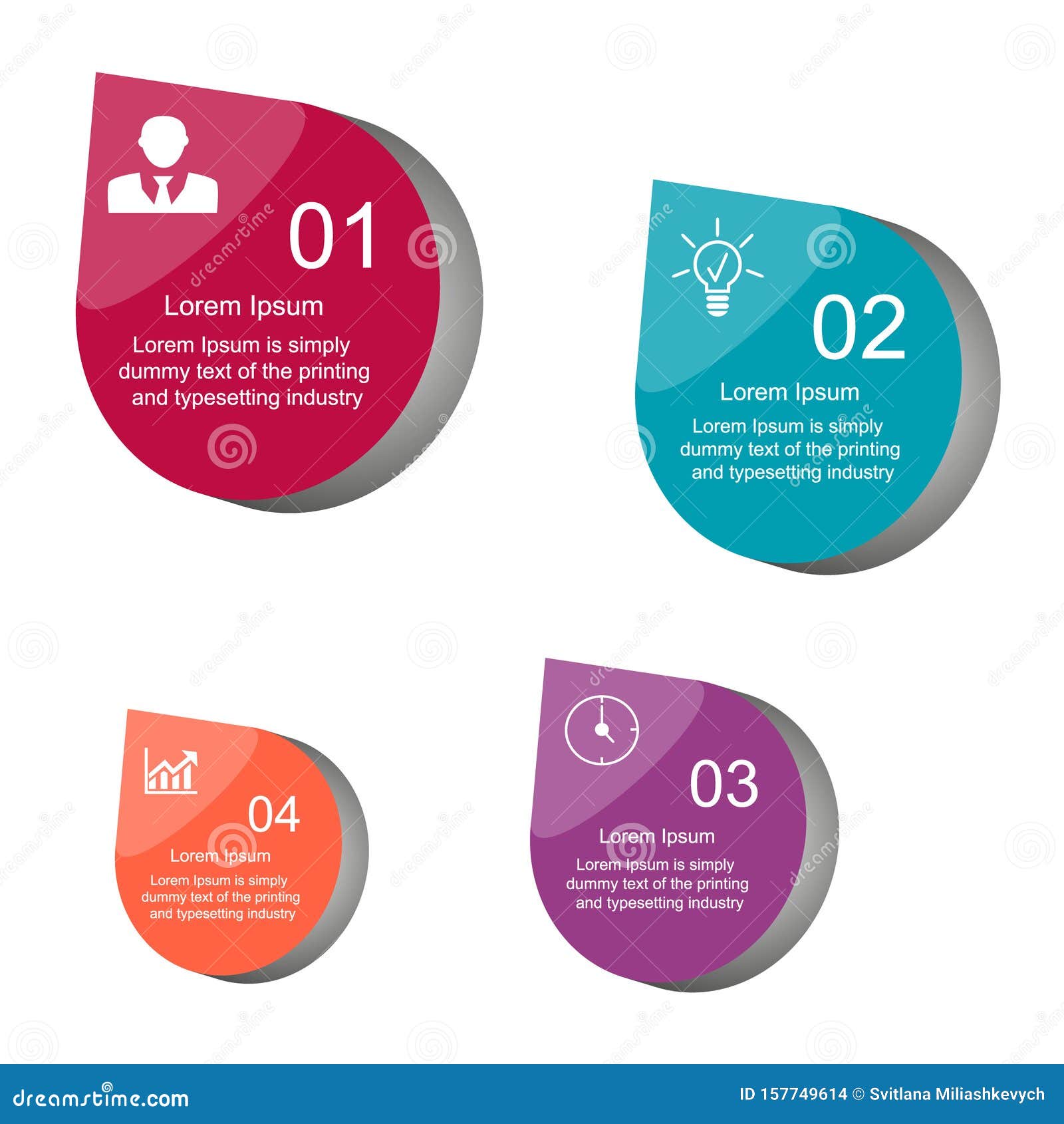 Four Stages Infographics/four Stages Infographics Royalty-Free Stock ...
