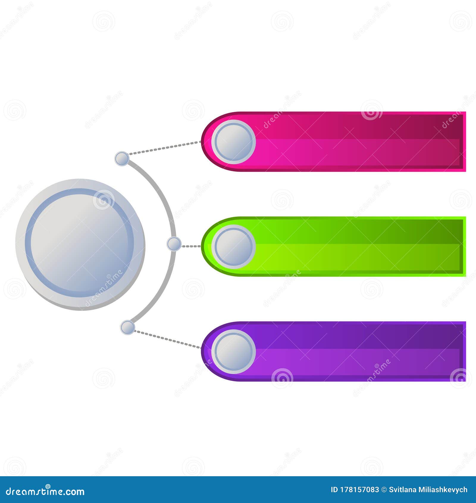 Business Data Visualization, Infographics. Scheme of the Process of ...