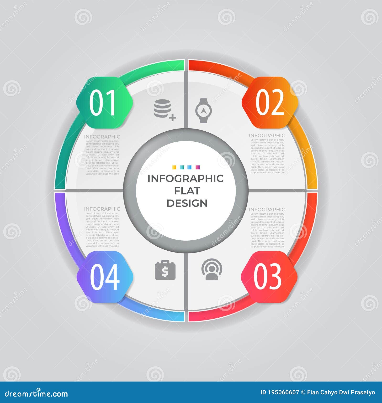 Business Data Visualization. Process Chart. Abstract Elements of Graph ...