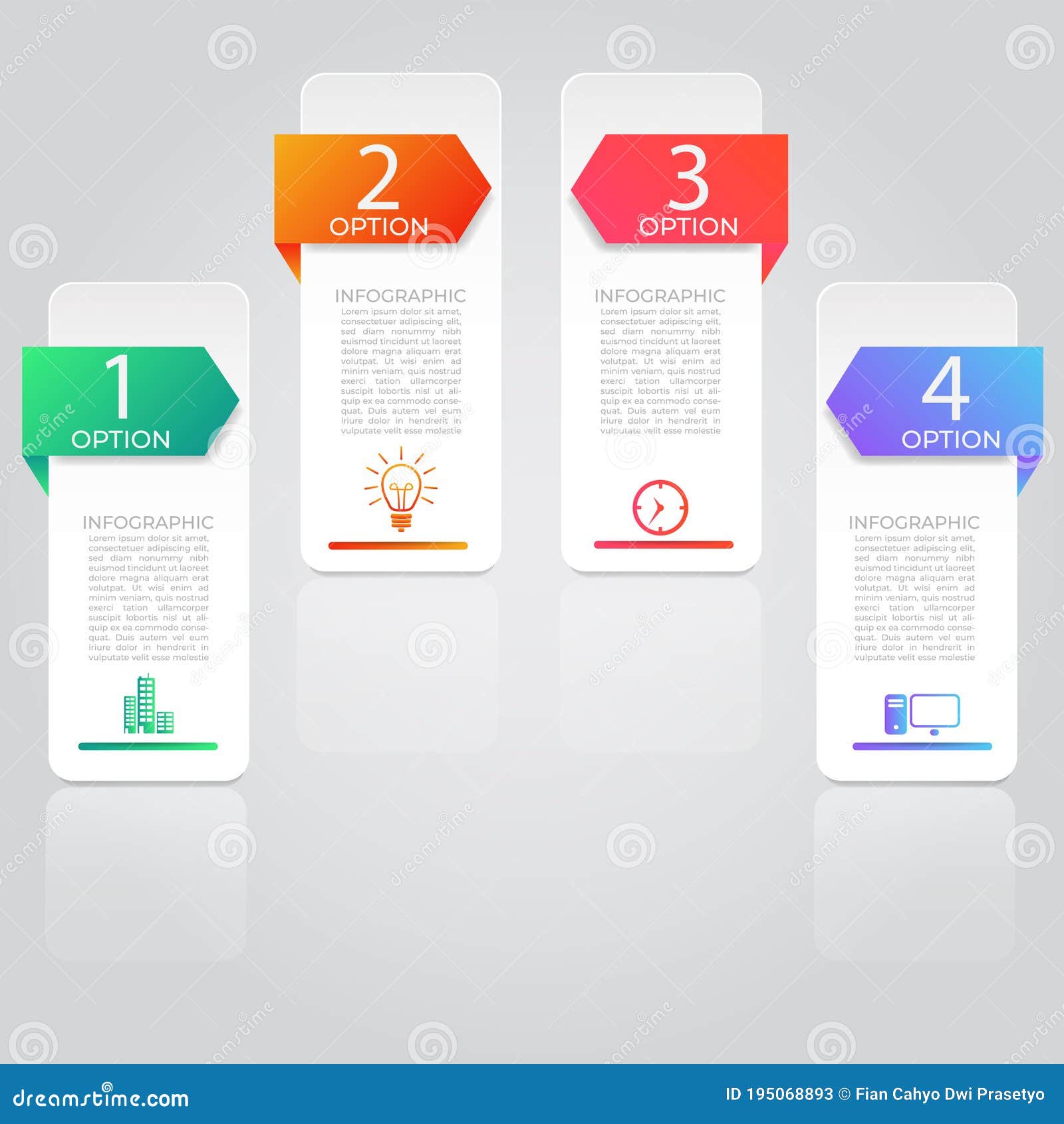 Business Data Visualization. Process Chart. Abstract Elements of Graph ...