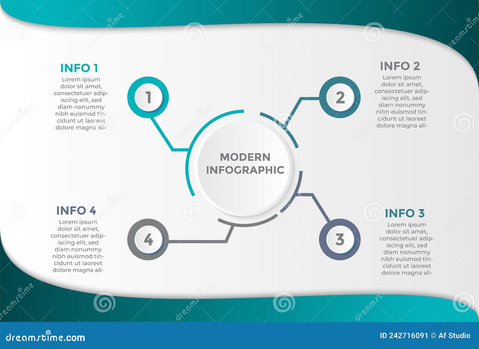 Business Data Visualization Process Chart Elements of Graph Diagram with Steps Options Parts or ...