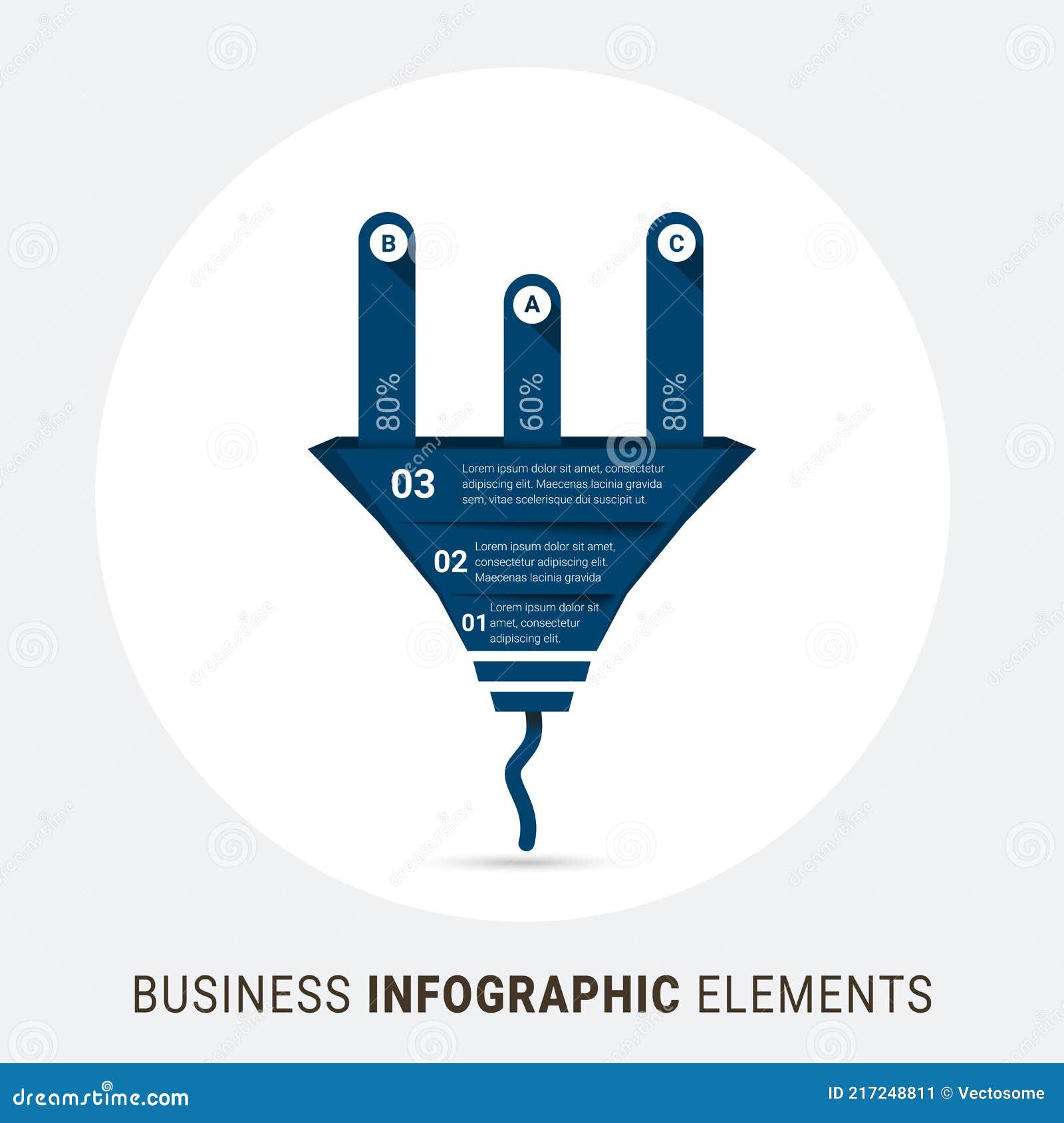 Business Data Visualization. Simple Infographic Design Template ...