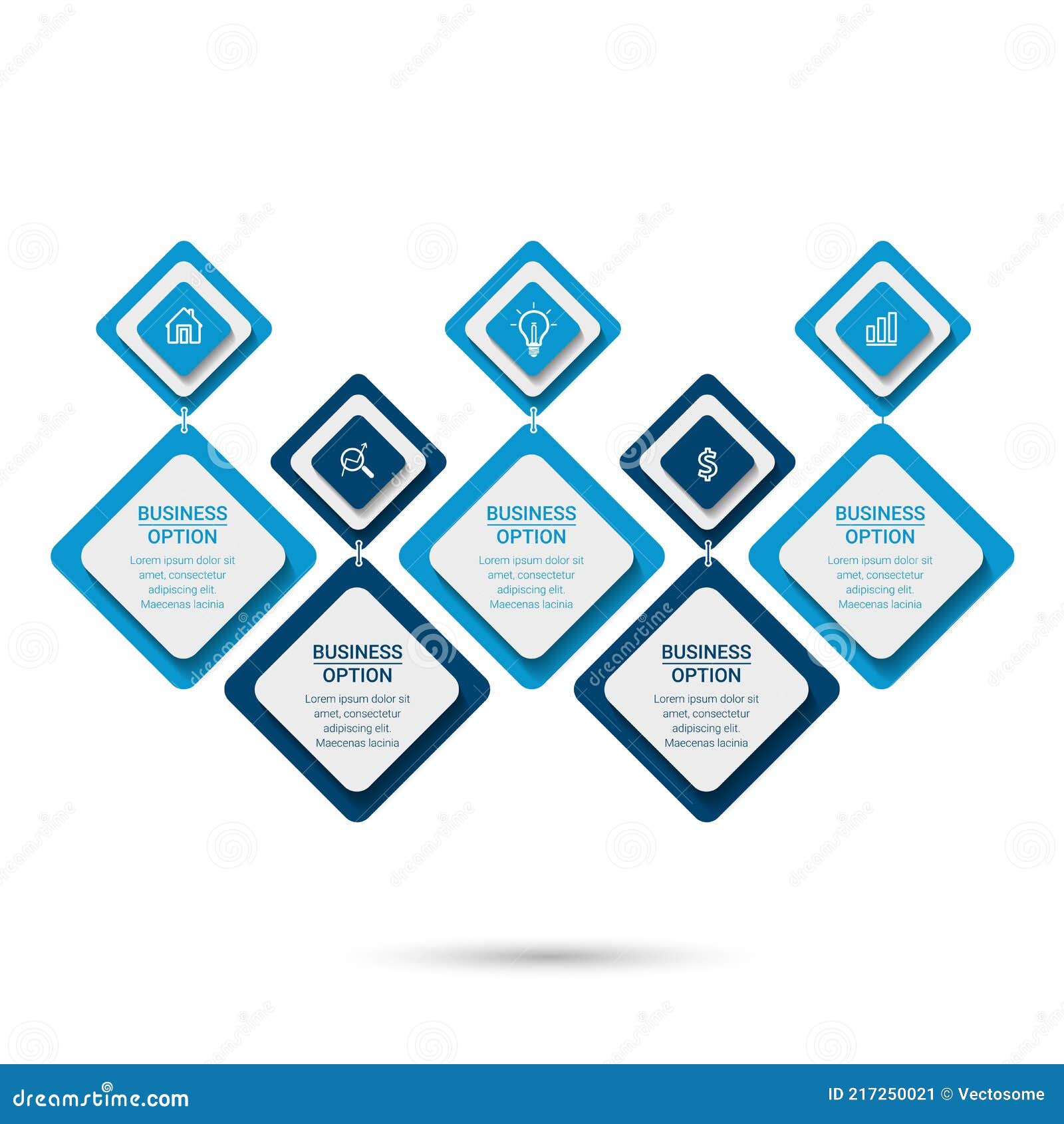Business Data Visualization. Simple Infographic Design Template ...