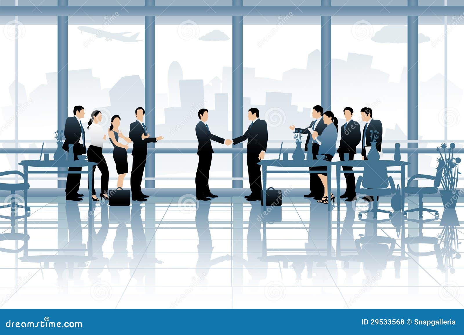 Business Deal stock vector. Illustration of friendly - 29533568