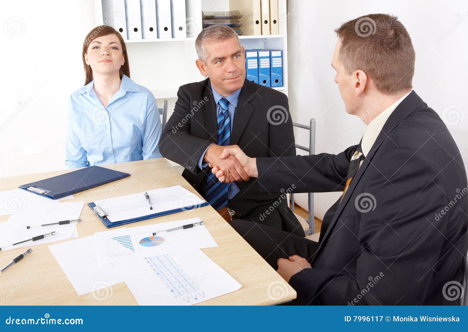 Business deal stock image. Image of adult, caucasian, handshake - 7996117