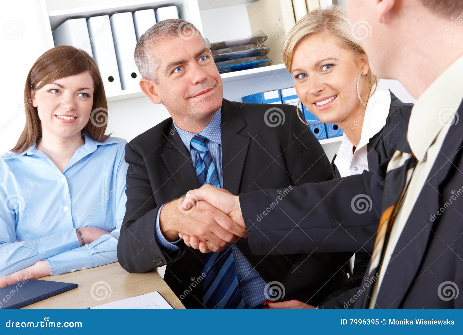 Business deal stock image. Image of caucasian, handshake - 7996395
