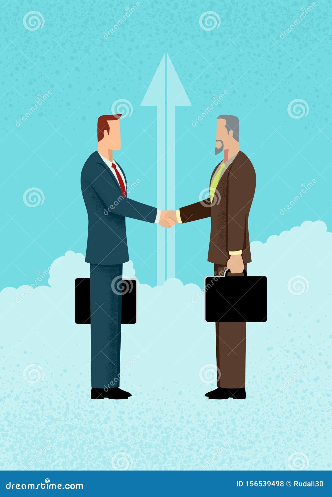 Business Deal Concept Illustration Stock Vector - Illustration of ...