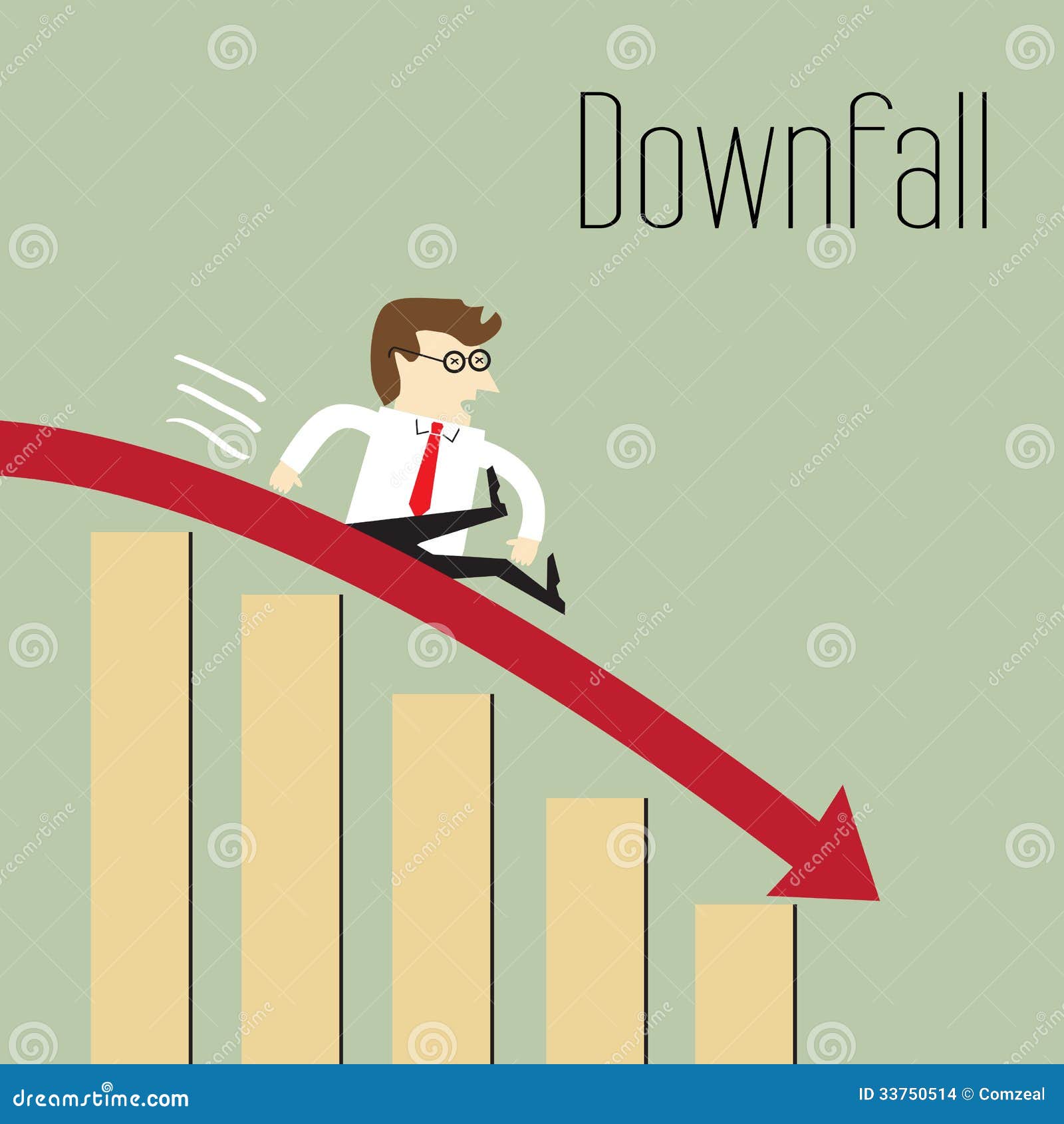 Business Decline Stock Images - Image: 33750514