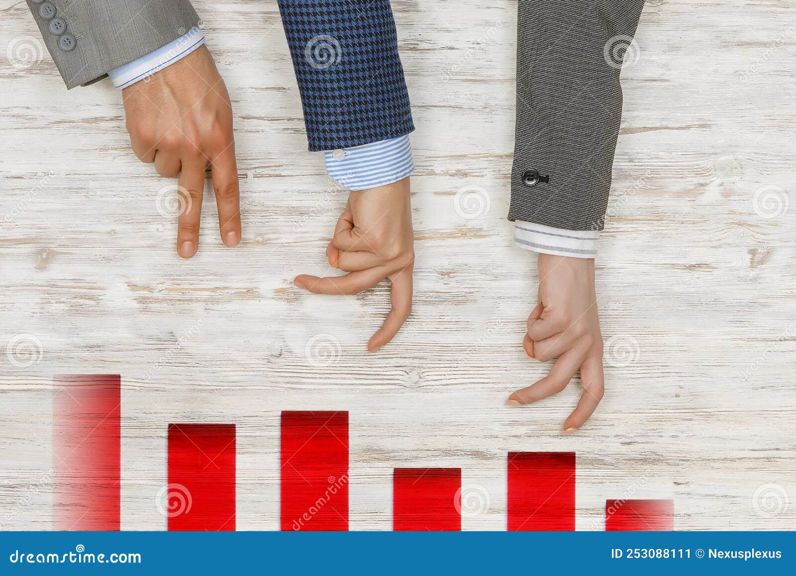 Business Decrease Concept . Mixed Media Stock Image - Image of economy, goal: 253088111