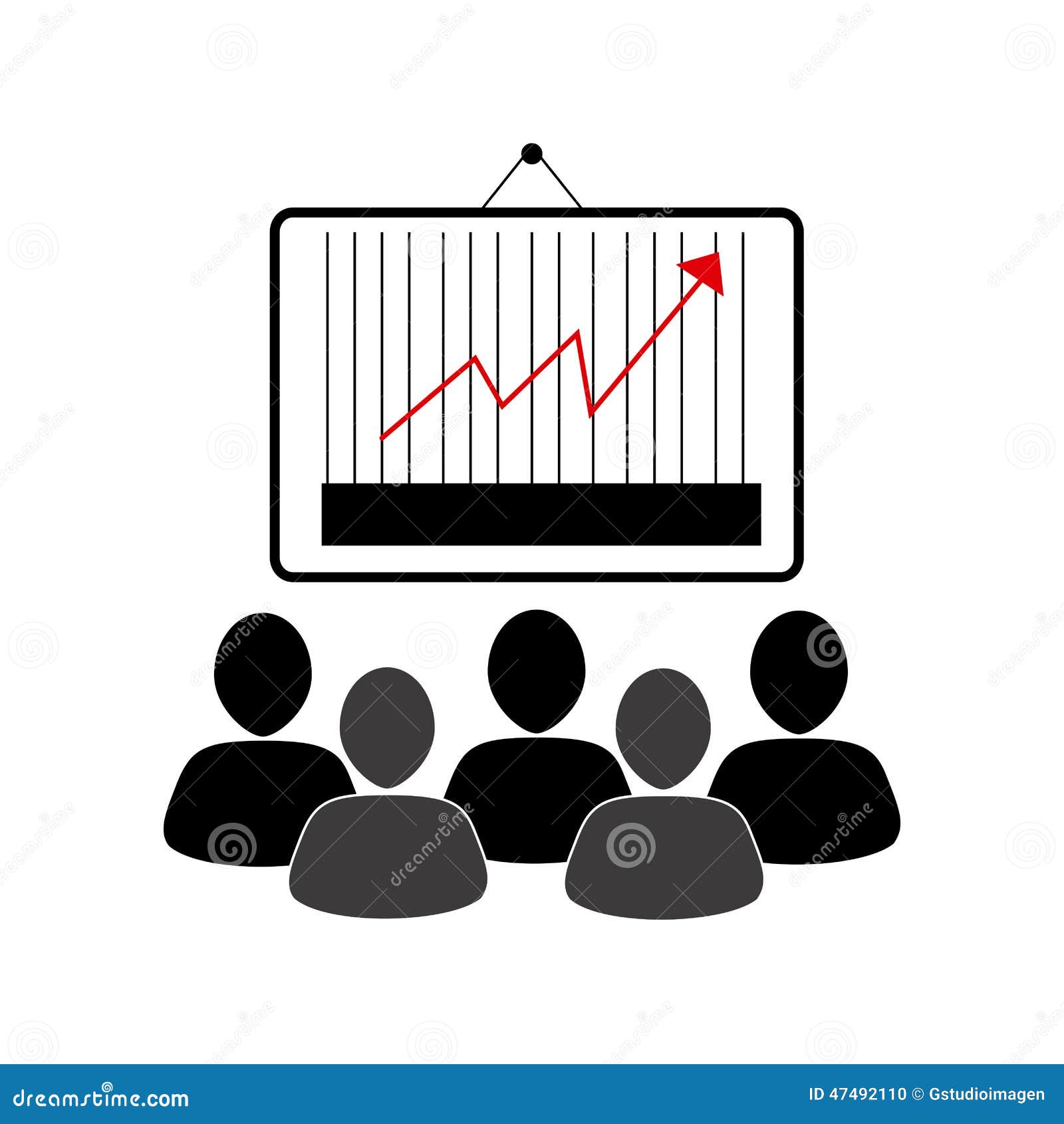 Business Design Over White Background Vector Illustration Stock Vector ...