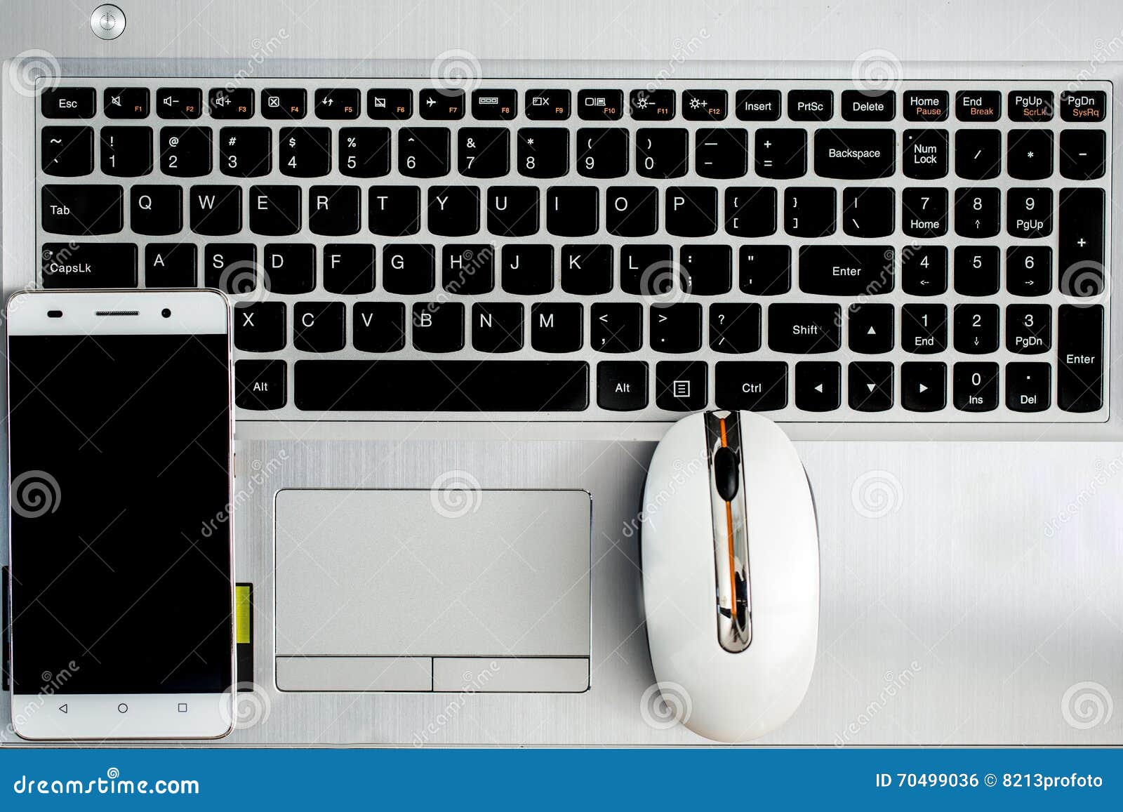 Business Desk, Set of Modern Computer Devices Stock Photo - Image of ...