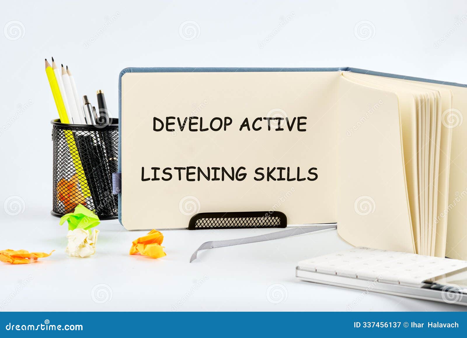 Business and Develop Active Listening Skills Concept. DEVELOP ACTIVE ...