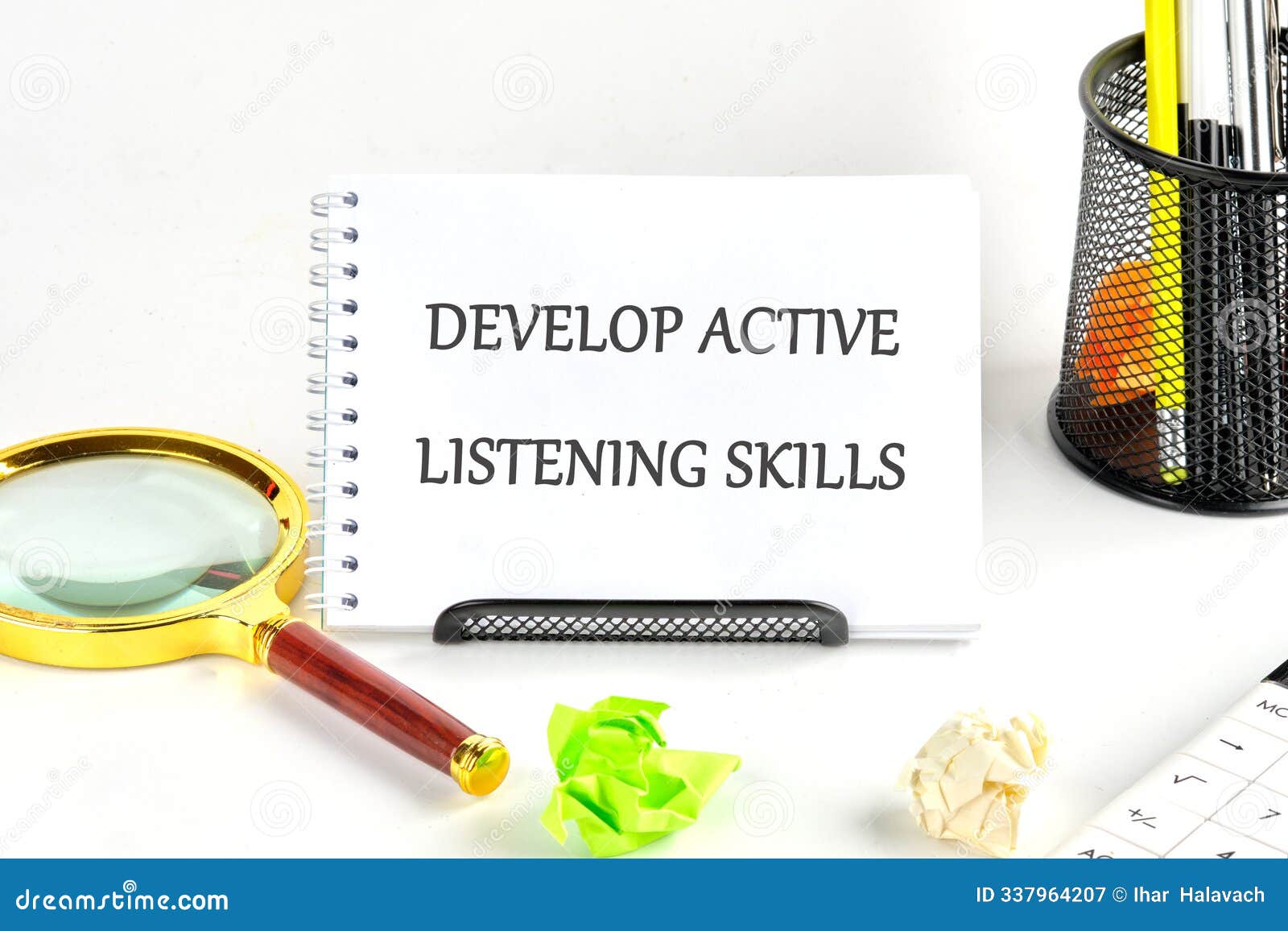Business and Develop Active Listening Skills Concept. DEVELOP ACTIVE ...