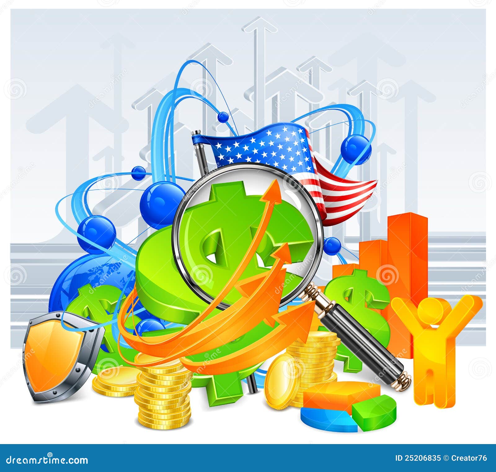 Business Development Background Stock Vector - Illustration of business ...