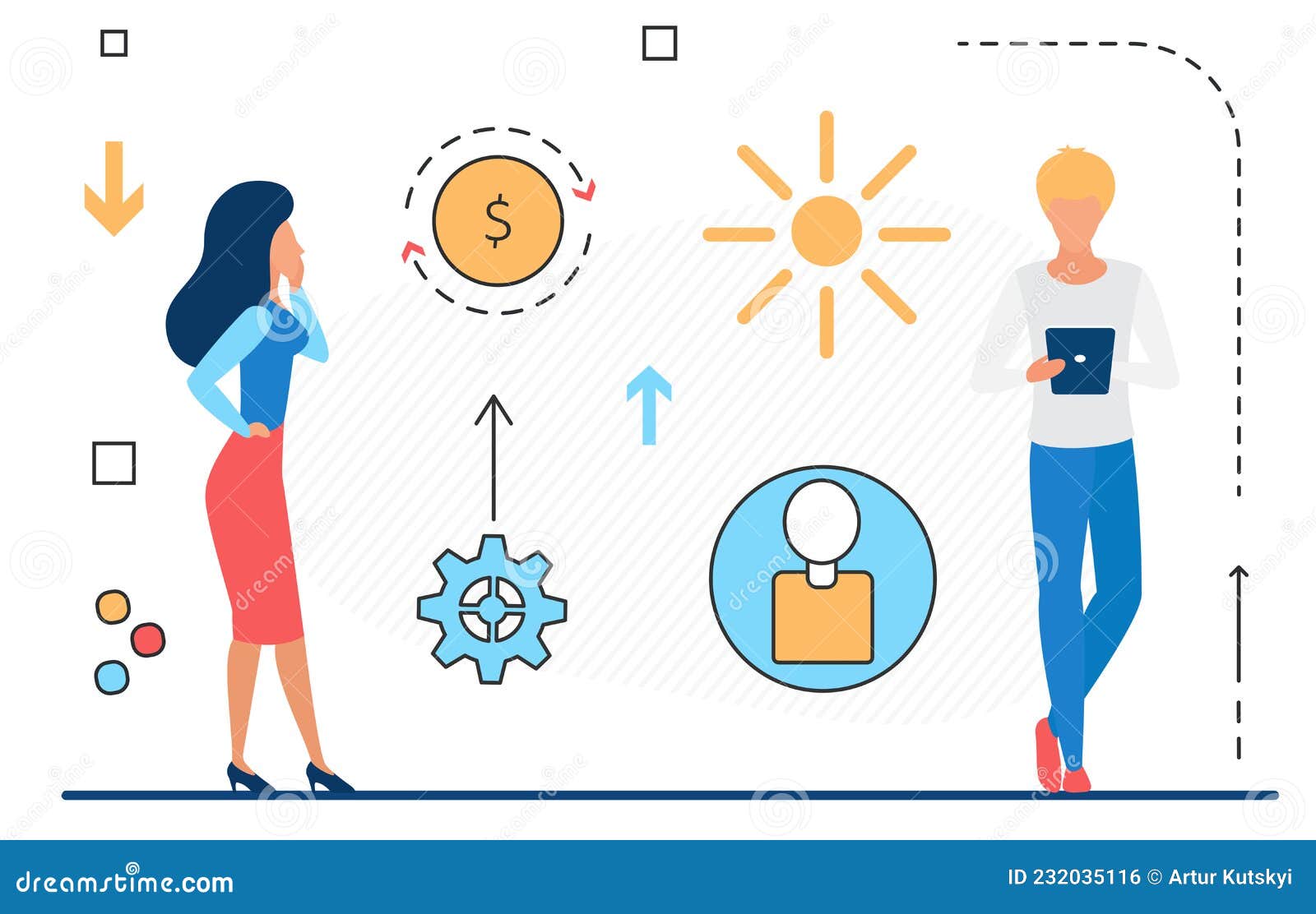 Business Development and Communication, Partner People Work Online ...