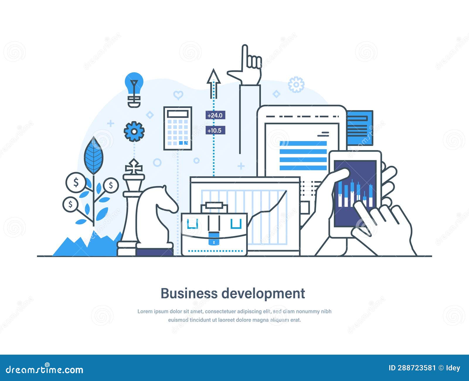 Business Development, Data Analytics, Planning and Strategy Web Banner ...