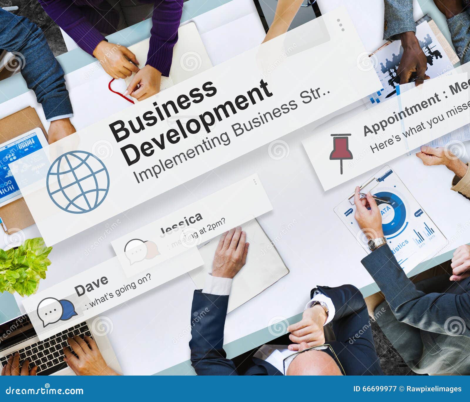 Business Development Growth Success Improvement Concept Stock Image ...