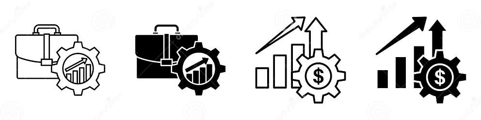 Business Development Icon Vector Stock Illustration - Illustration of ...