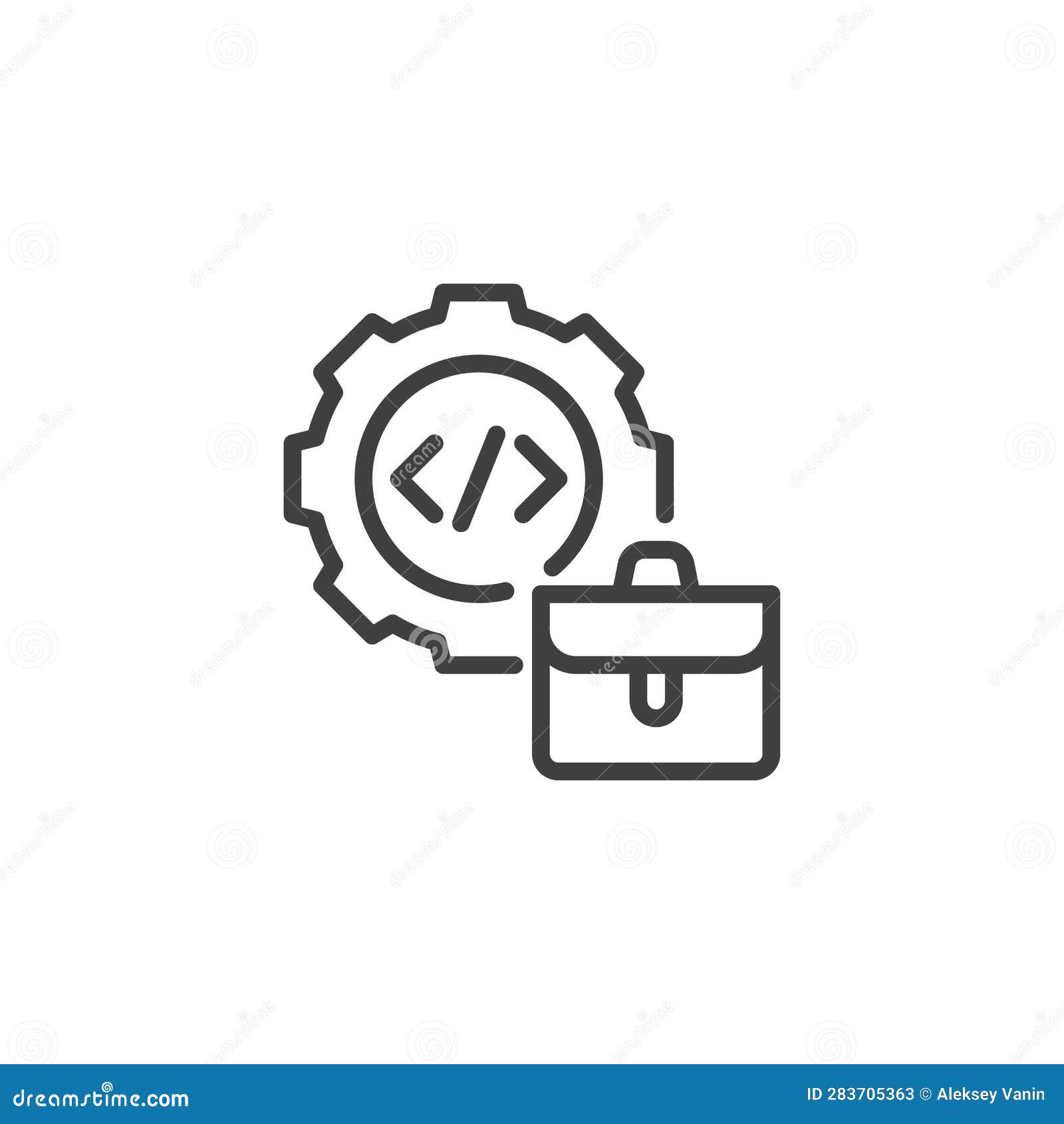 Business Development Line Icon Stock Vector - Illustration of clipart ...