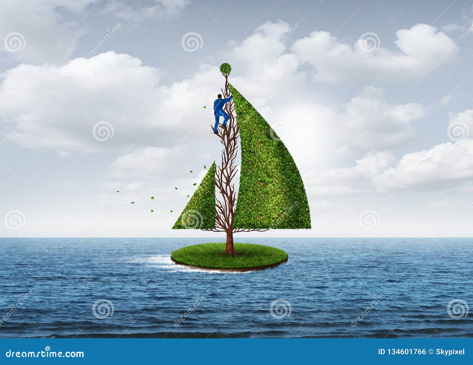 Business Development Metaphor Stock Illustration - Illustration of ...