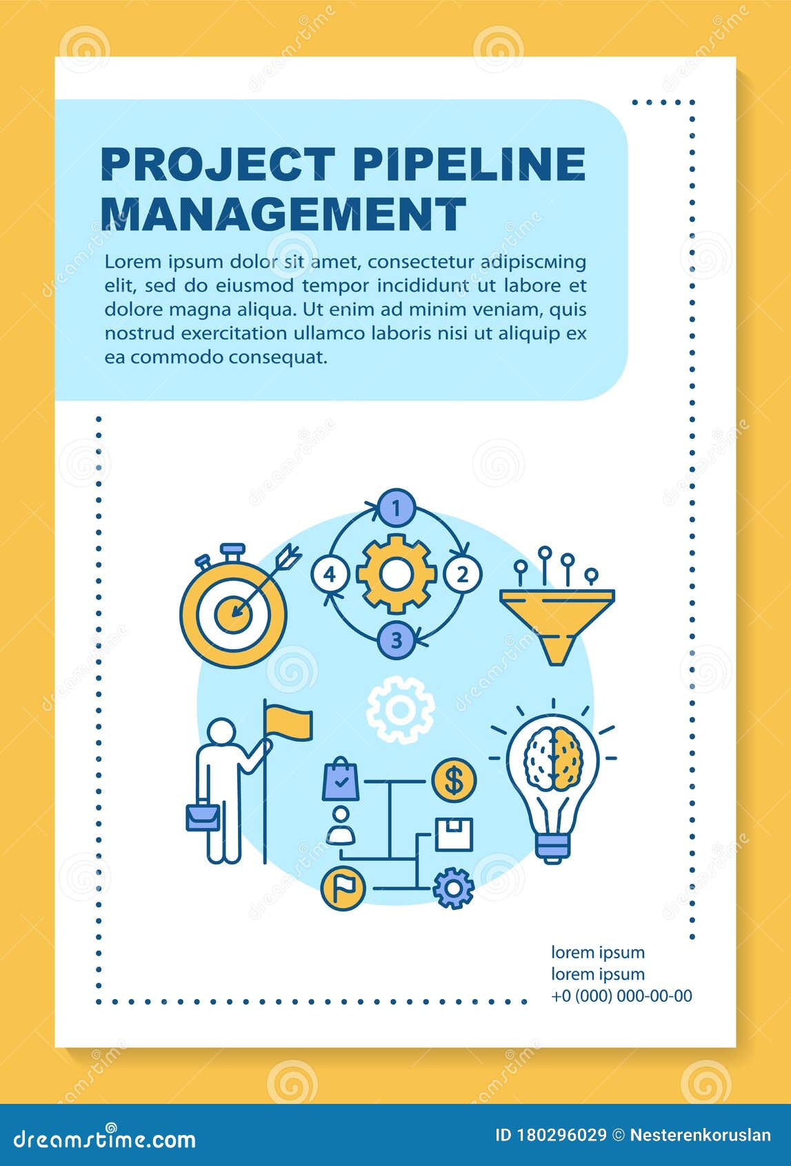 Business Development Poster Template Layout. Project Management ...