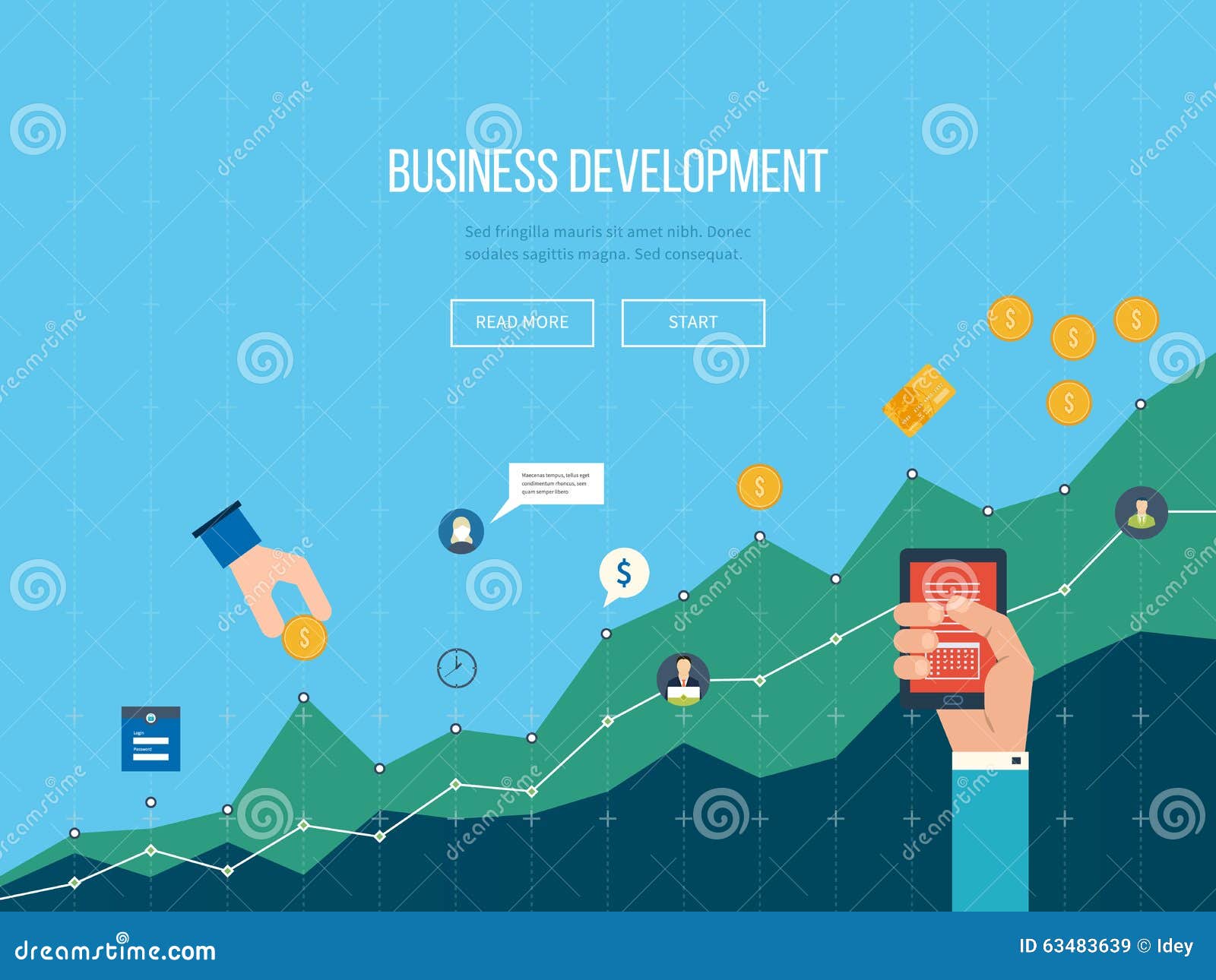 Business Development. Strategy of Successful Business Development Stock ...
