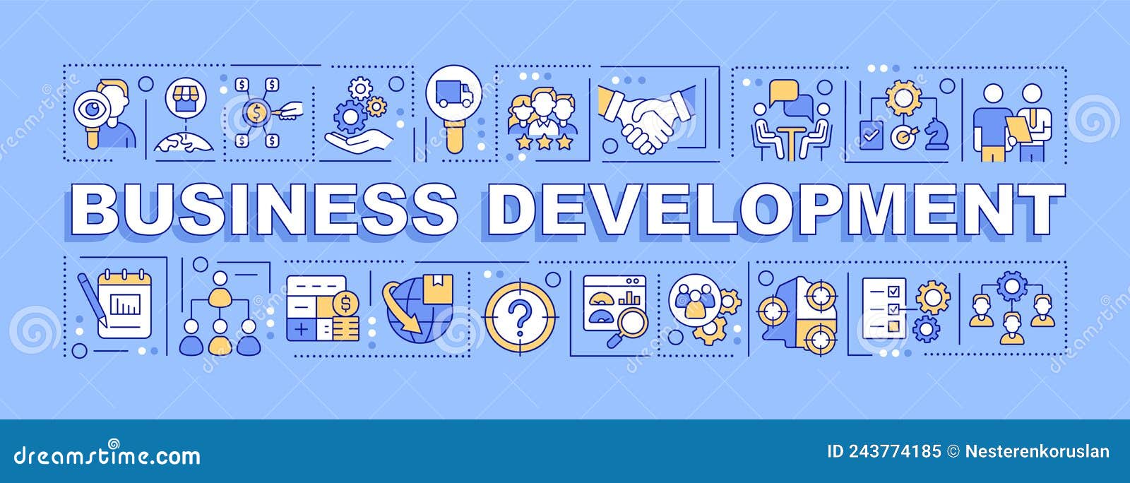 Business Development Word Concepts Blue Banner Stock Vector ... Business Development Word Concepts Blue Banner Stock Vector ...