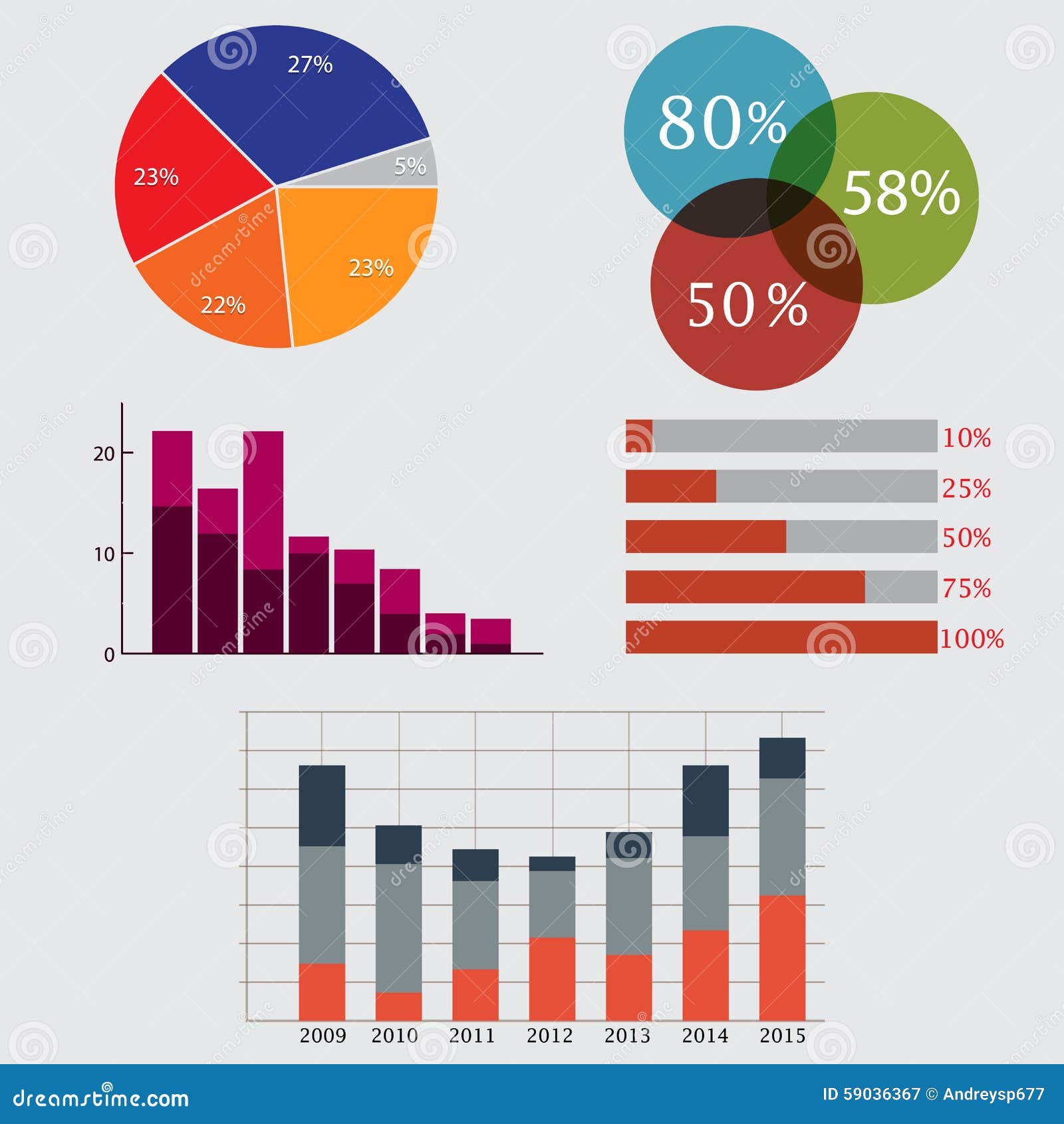Business Diagrams and Graphics Stock Vector - Illustration of icon ...