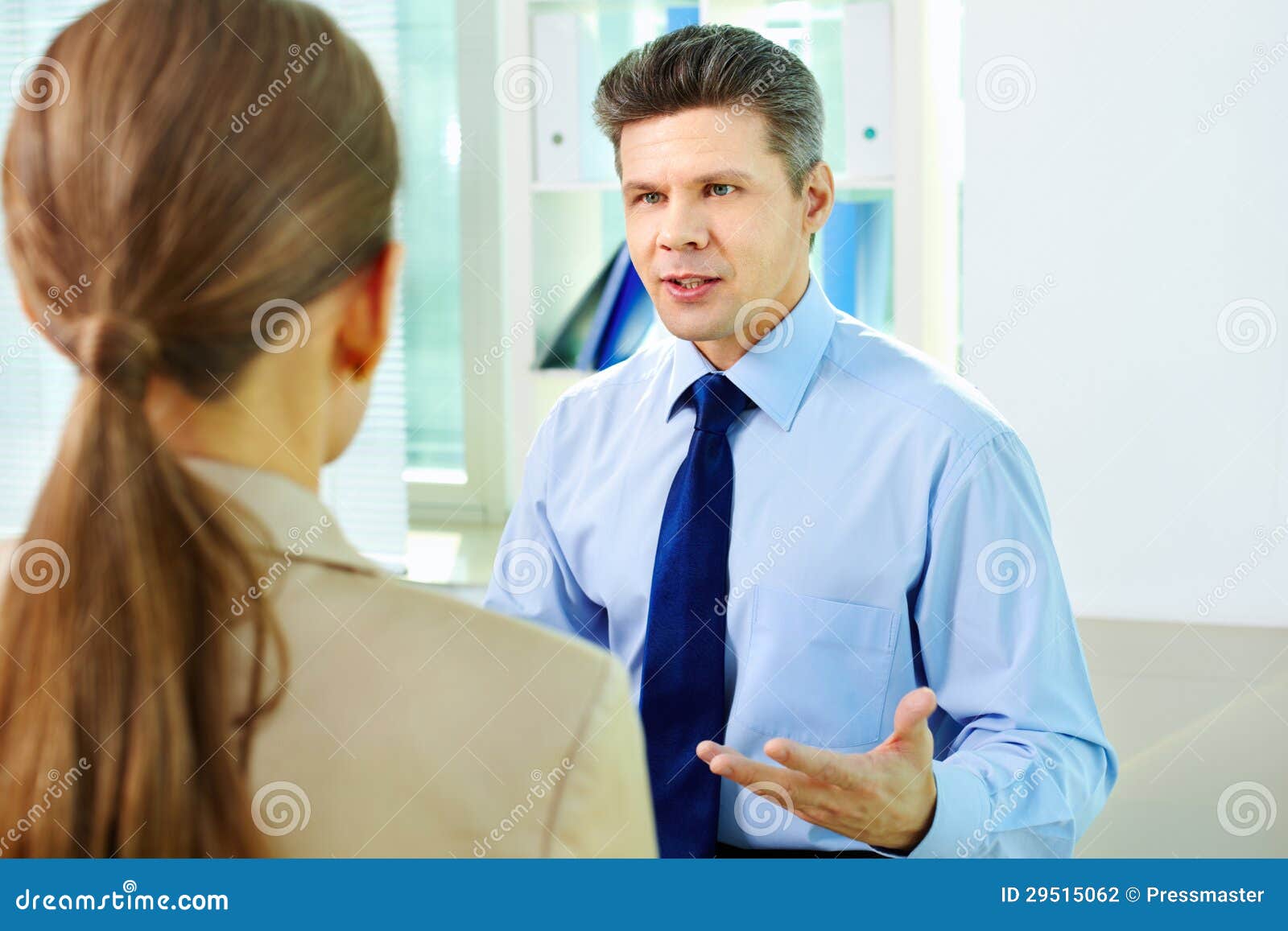 Business dialogue stock photo. Image of emotional, consulting - 29515062