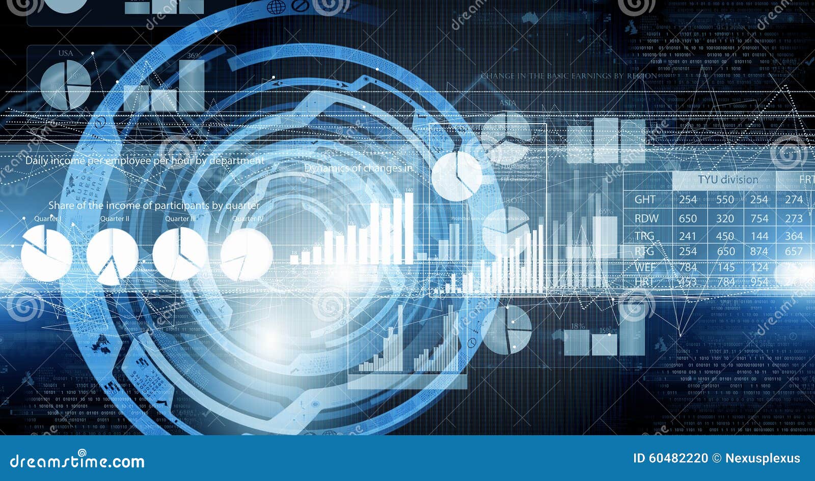 Business Digital Background Stock Illustration - Illustration of ...